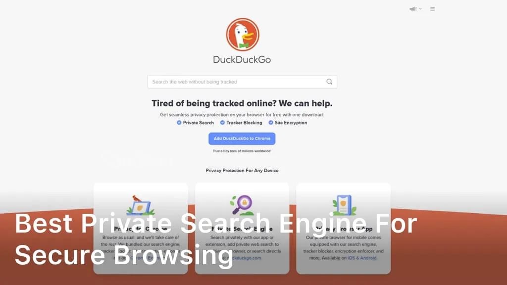 Best Private Search Engine for Secure Browsing